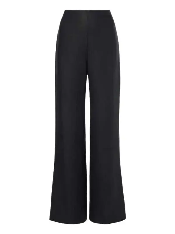 Faithfull The Brand Ilride Linen Wide-leg Pants - Black