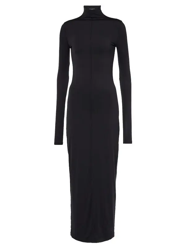 Wardrobe.NYC Knitted Maxi Dress - Black