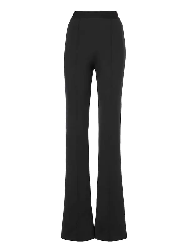 Wardrobe.NYC Flared Trousers - Black