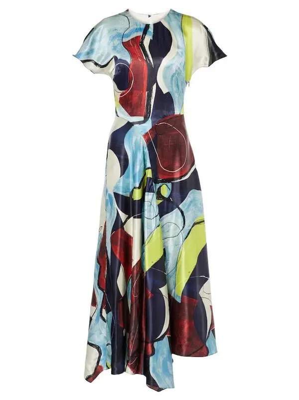 ROKSANDA Adriana Printed Midi Dress - Multicoloured