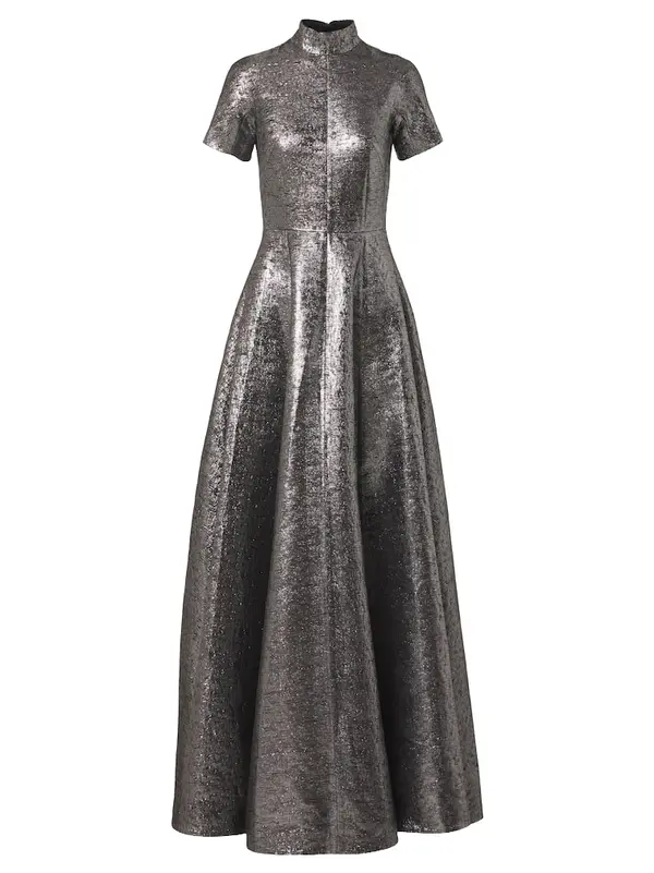 EMILIA WICKSTEAD Malinda Jacquard Gown - Metallic