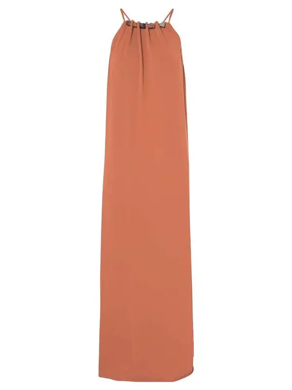 ERES Tiana Halterneck Maxi Dress - Neutrals