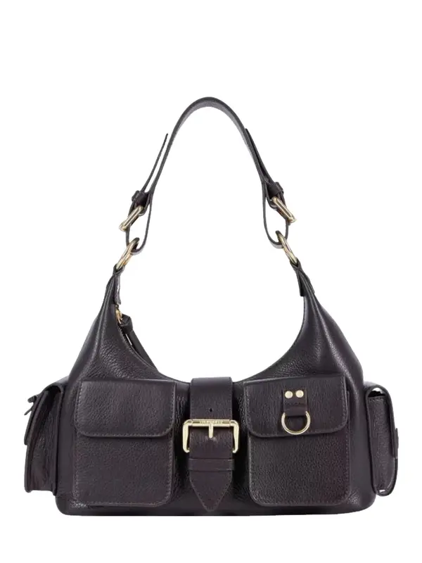 The Kooples Amelia Multi-pocket Leather Shoulder Bag - Brown