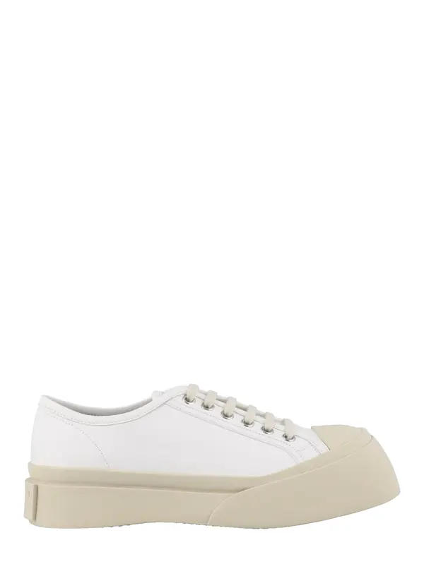 Marni Leather Sneakers - White