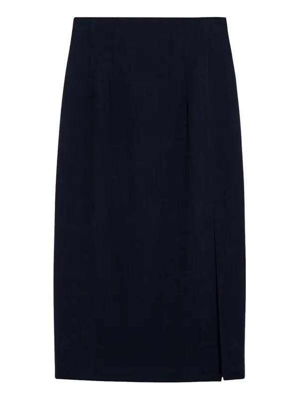 MARGAUX LONNBERG Marlo Midi Skirt - Blue