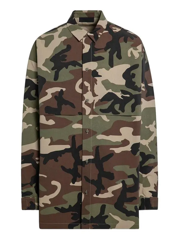 Fear Of God Camouflage Shirt Jacket - Green
