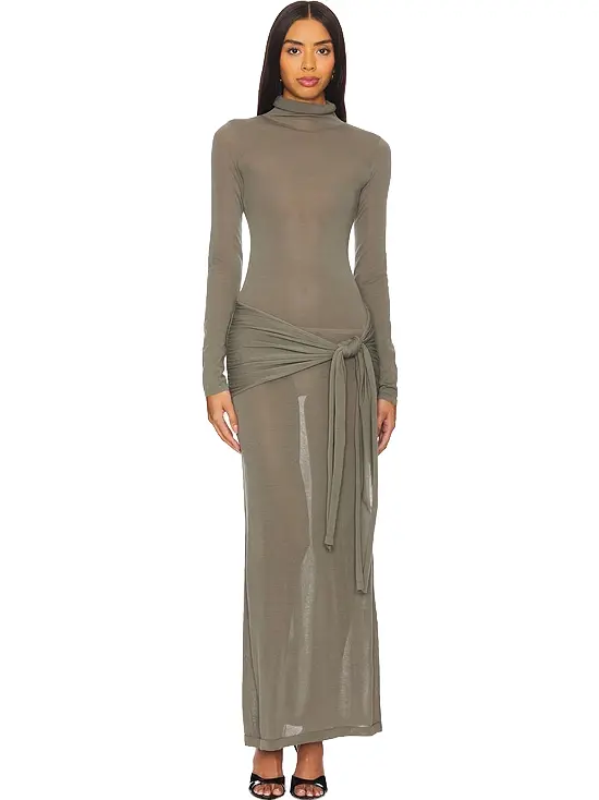 LOVERS AND FRIENDS Elma Maxi Dress - Moss Green