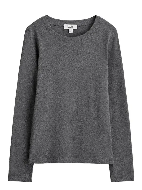Cos 24/7 Long-sleeved T-shirt - Gray