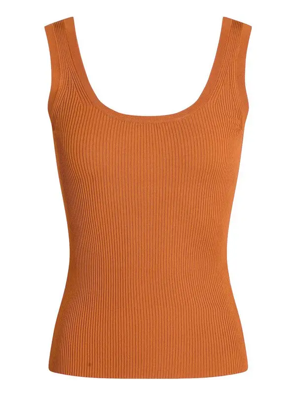 Zimmermann Ribbed Knit Tank - Tan