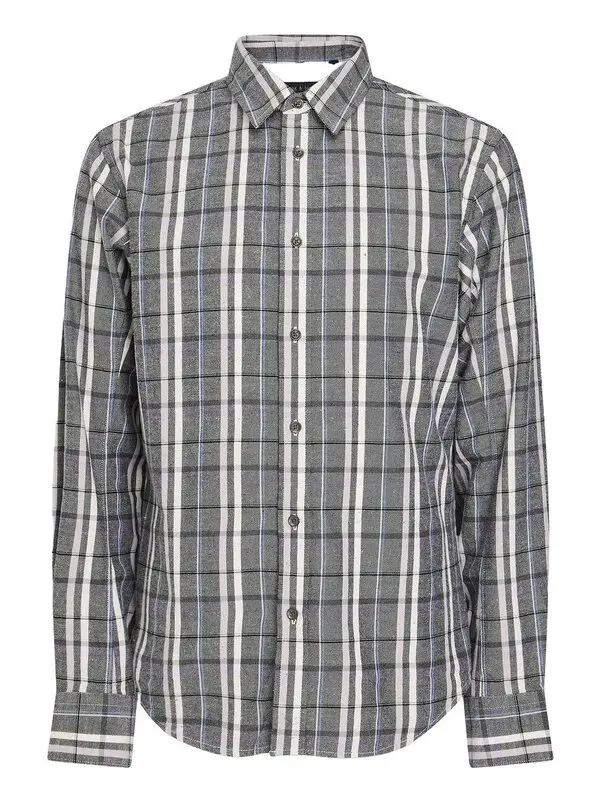 Rag & Bone Fit 2 Checked Cottonblend Flannel Shirt - Gray