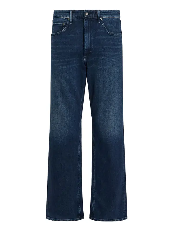 Rag & Bone Fit 4 Authentic Stretch Denim Jeans - Dark Denim