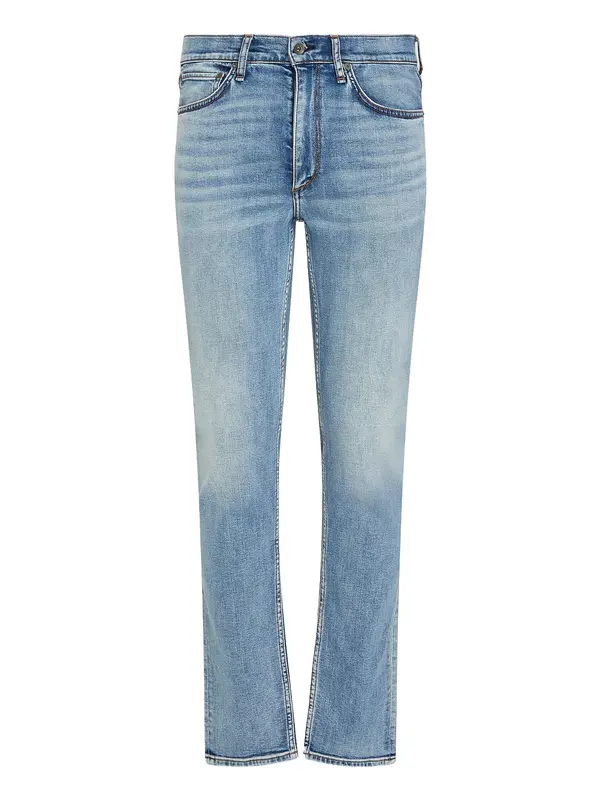 Rag & Bone Fit 2 Authentic Stretch Denim Jeans - Mid Denim