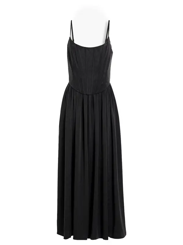 Zimmermann Silk Midi Dress - Black