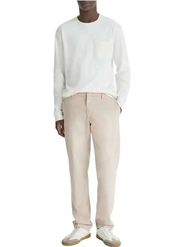 Vince Dylan Slim Cotton Chino Pant - Natural