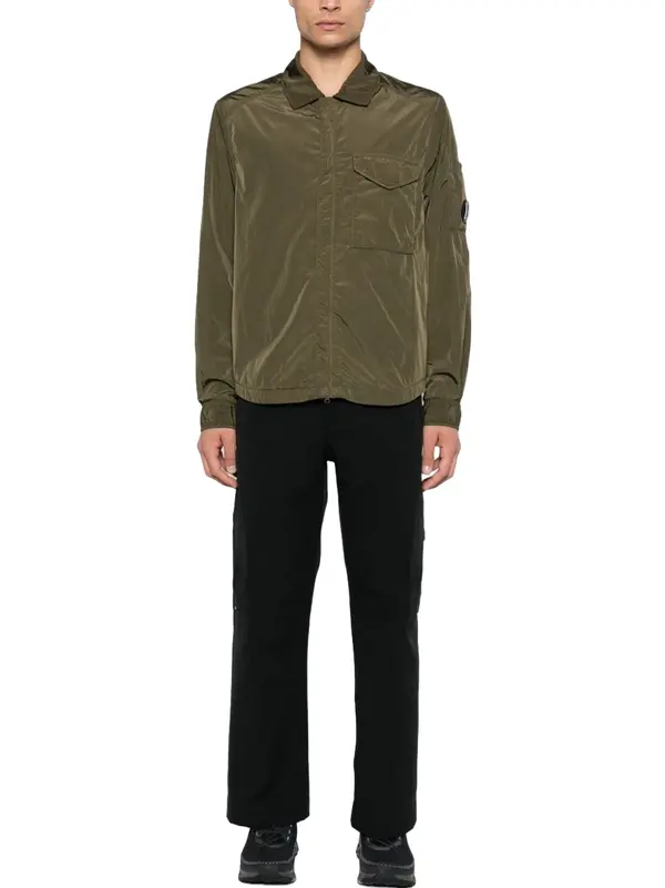 C.P. COMPANY Chrome-r Lens Overshirt - Green