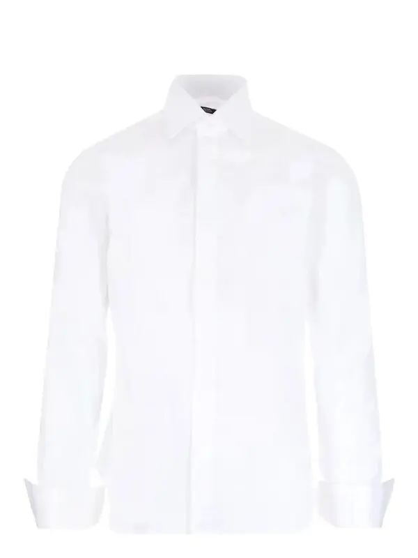 BARBA NAPOLI Cotton Shirt - White