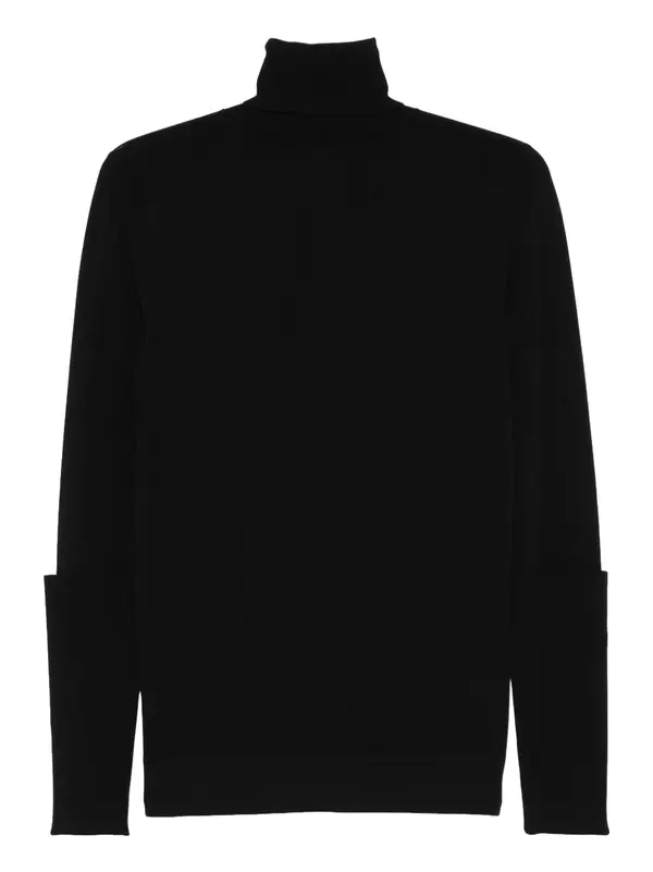 JIL SANDER High-neck Jumper - Black
