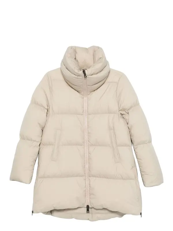 Herno A-line Padded Jacket - Neutrals