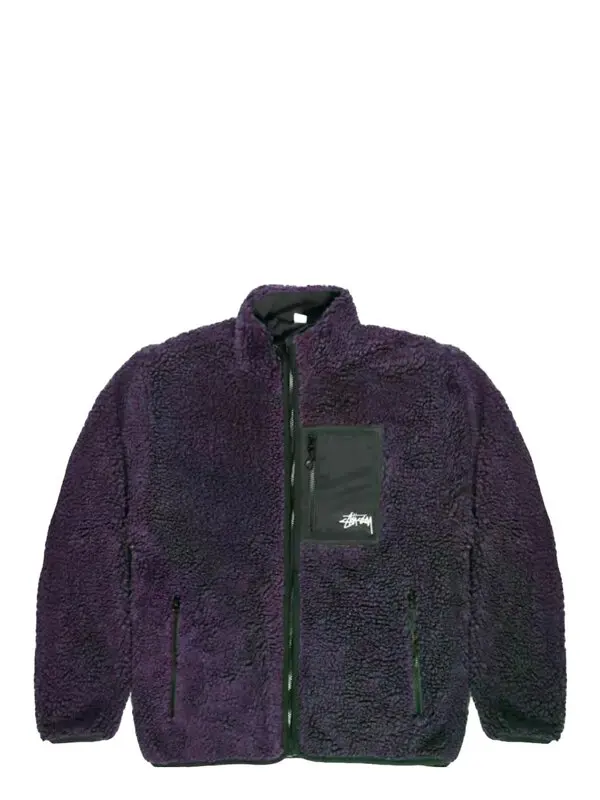 StÜssy Sherpa Reversible Jacket - Purple
