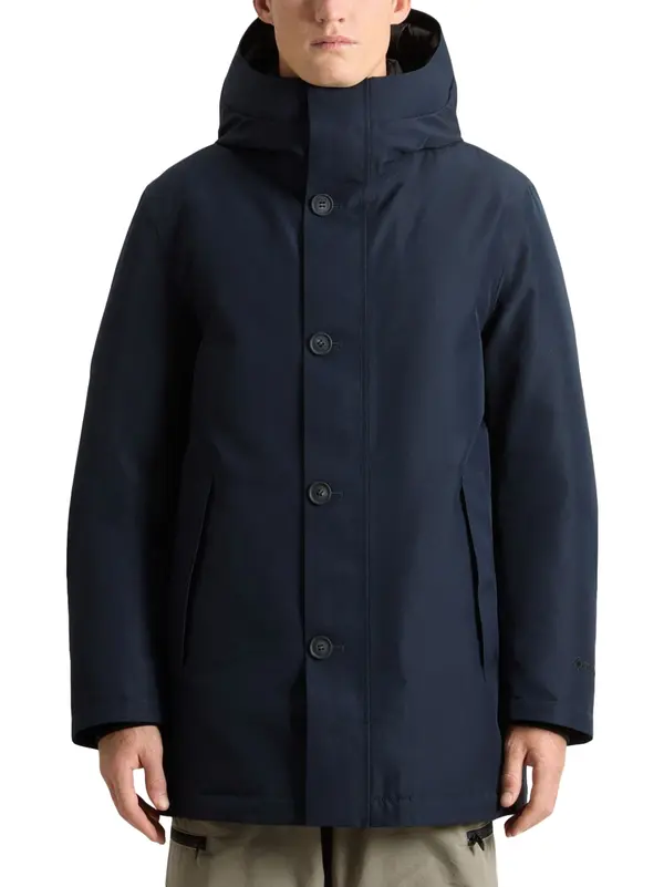 Woolrich Waterproof Gore-tex Parka - Blue