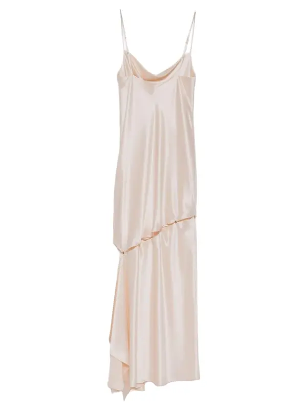 Acler Halewood Satin Dress - Neutrals
