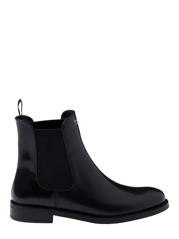 Prada Logo-print Boots - Black