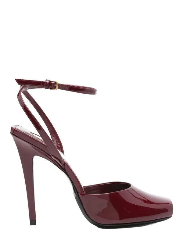 Saint Laurent 110mm La Scandale Pumps - Red