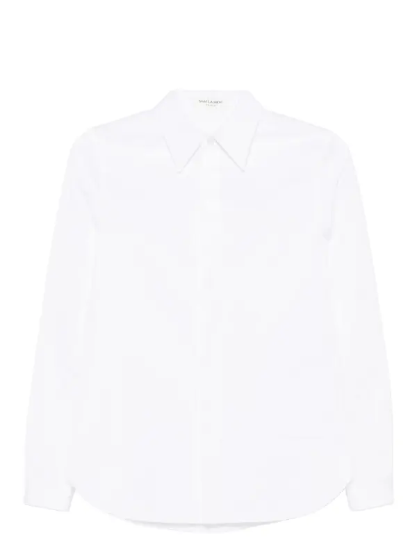 Saint Laurent Cotton Shirt - White