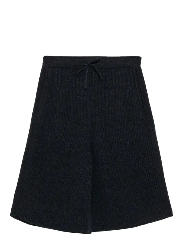 LEMAIRE Bermuda Wool Shorts - Blue