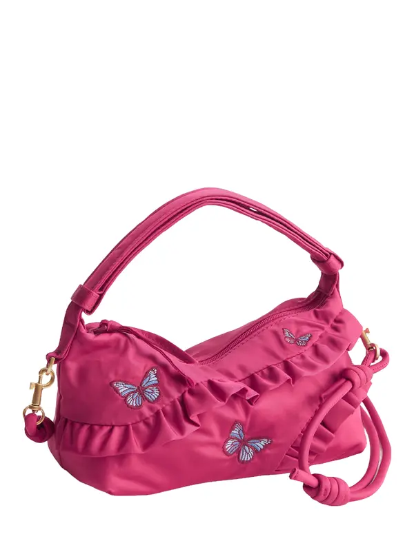 VERA BRADLEY Roxbury Crescent Crossbody Bag - Pink