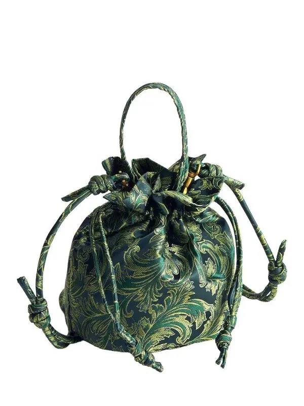 VERA BRADLEY Tilden Drawstring Crossbody Bag - Green