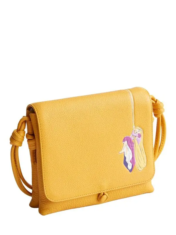 VERA BRADLEY Disney Rapunzel On Sunflower Baird Hipster Crossbody Bag - Yellow