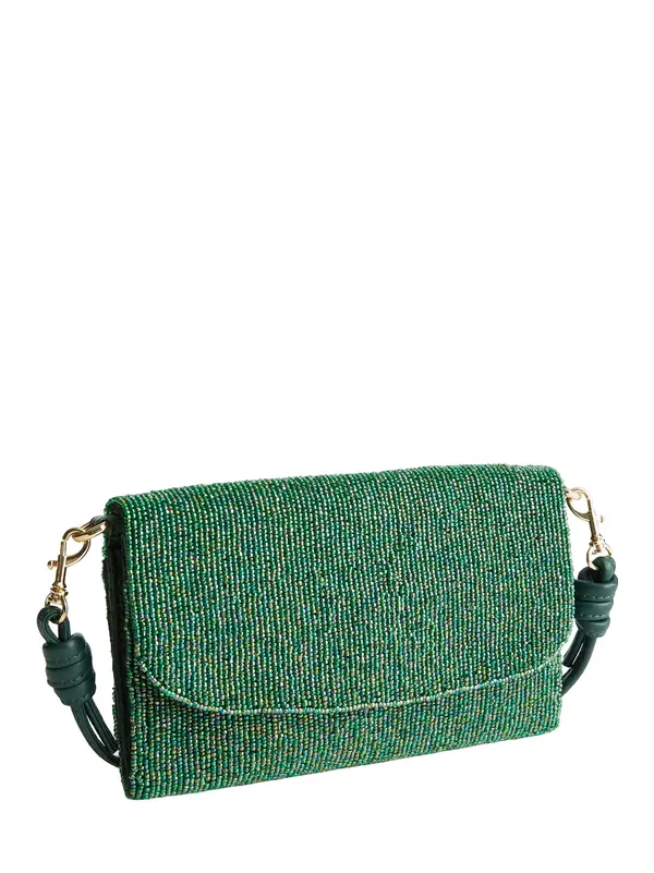 VERA BRADLEY Wildwood Wallet Crossbody In Land Of Oz Beads - Green