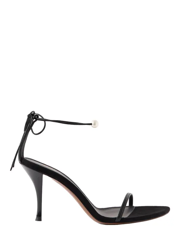 NEOUS Narumi Leather Sandals - Black
