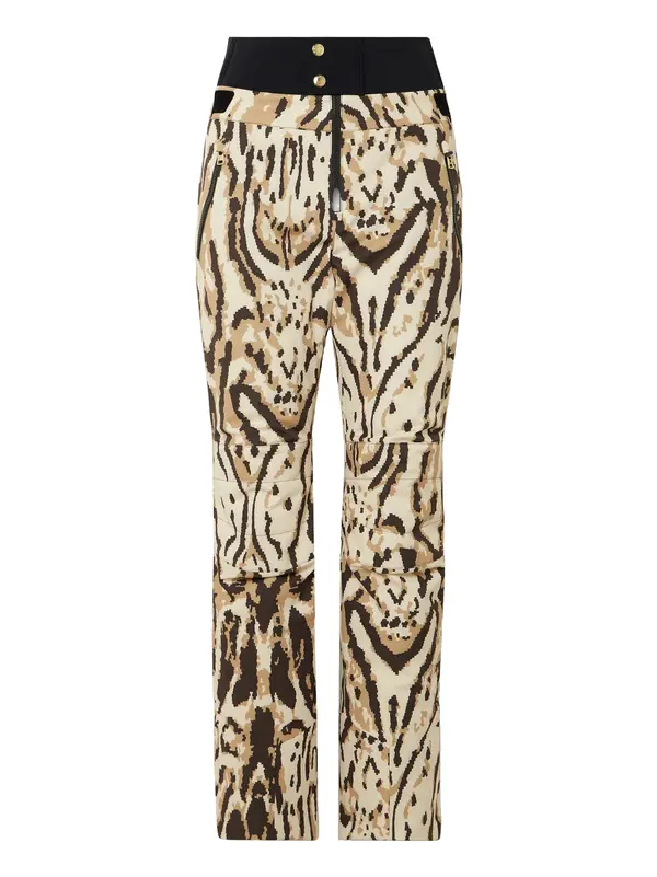 Bogner Maren Printed Ski Pants - Animal Print
