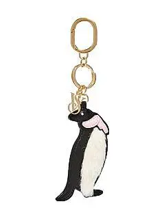 Victoria's Secret Bag Charm Keychain - Beige