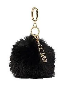 Victoria's Secret Bag Charm Keychain - Black