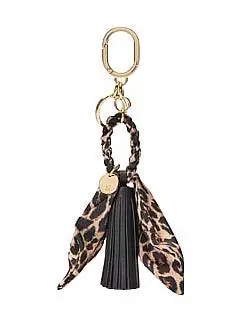 Victoria's Secret Bag Charm Keychain - Print