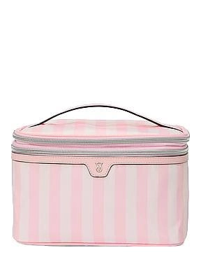 Victoria's Secret Express Train Case With Striped Pattern - Print
