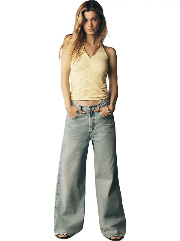AGOLDE Low Curve Mid-rise Taper Jeans - Force