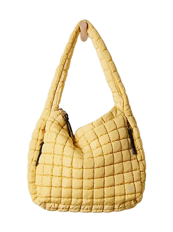 Free People Quilted Carryall Bag - Dandelion
