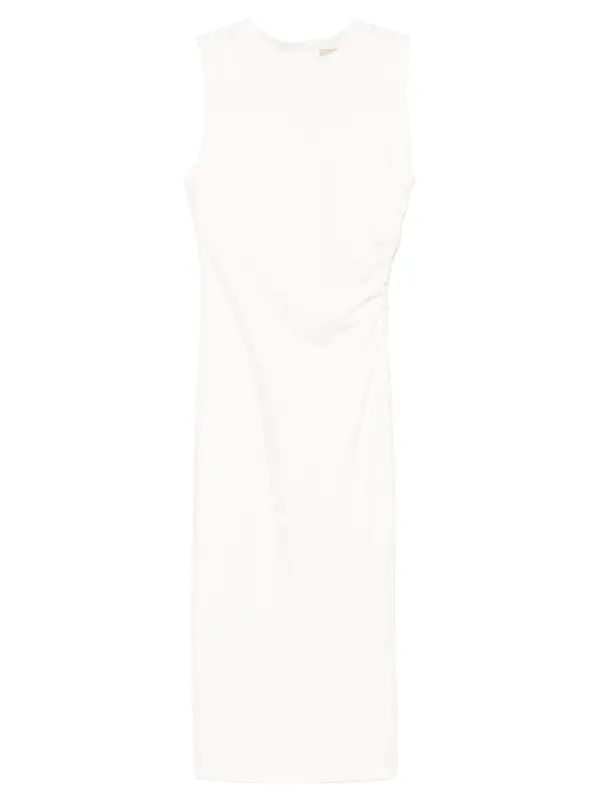 BLANCA VITA Ruched Maxi Dress - White