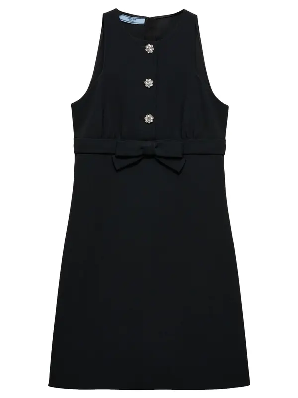 Prada Sablé Mini Dress - Black