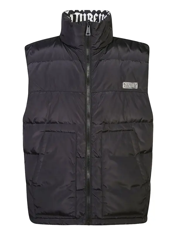 Versace Reversible Gilet - Black