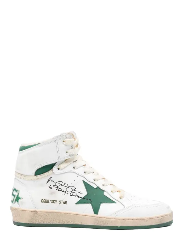 Golden Goose Sky-star High-top Sneakers - White