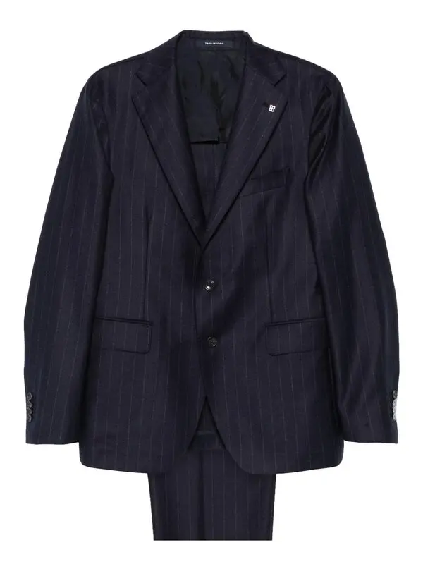 Tagliatore Pinstriped Suit - Blue