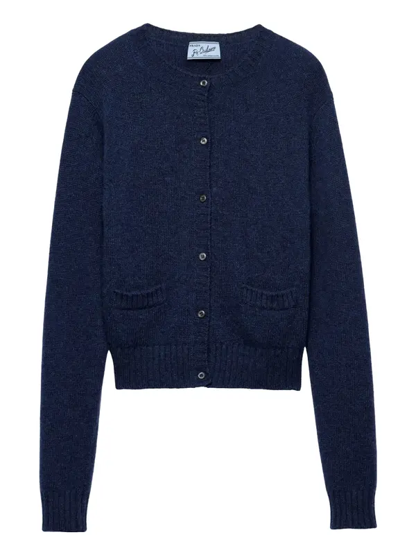 Prada Cashmere Cardigan - Blue