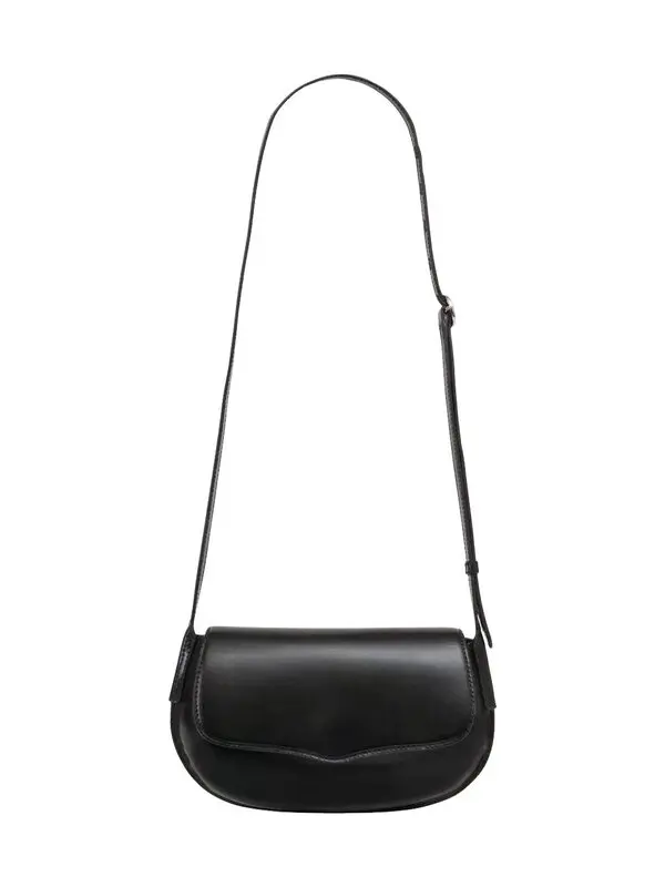 LEMAIRE Logo-print Shoulder Bag - Black