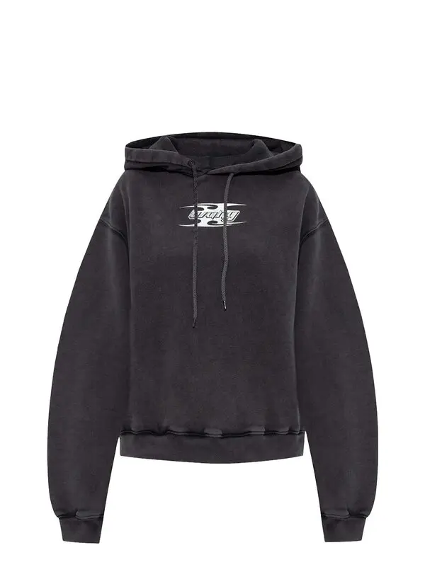 Alexander Wang Blade Logo Hoodie - Washed Cedar