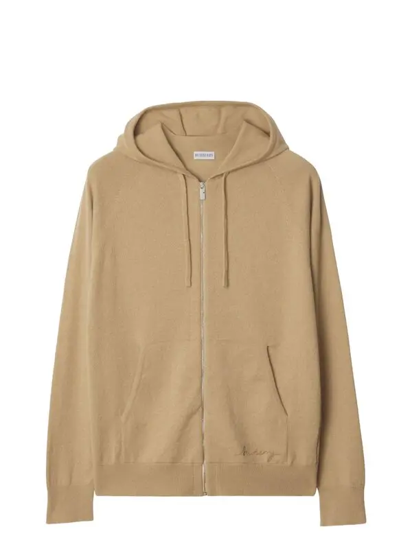 Burberry Cashmere Hoodie - Neutrals